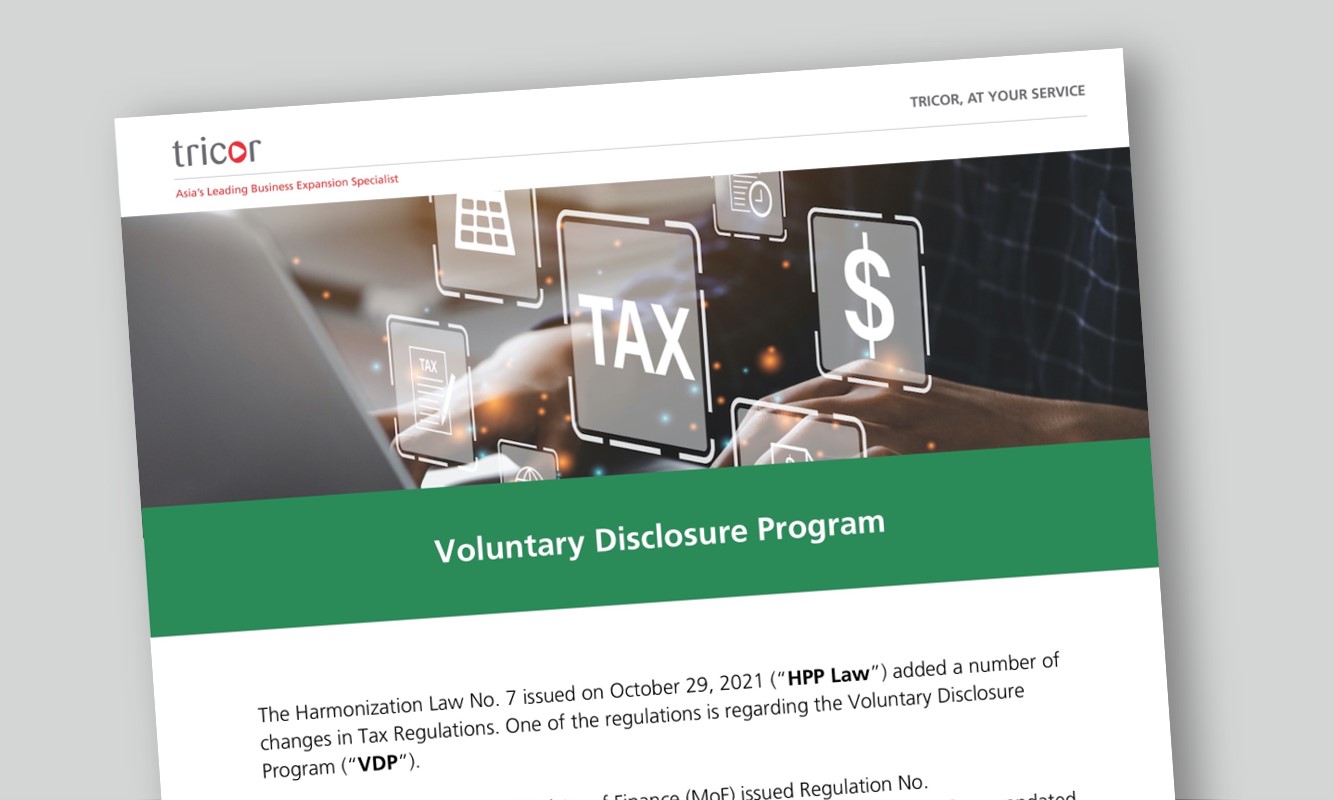 Voluntary Disclosure Program