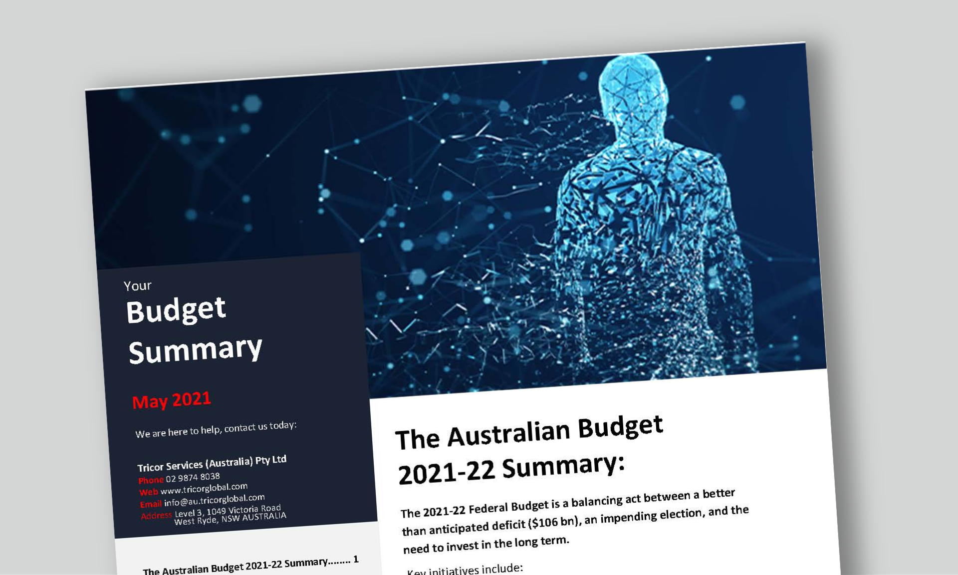 The Australian Budget 2021-22 Summary