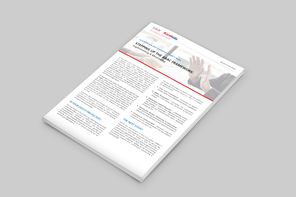 Tricor Axcelasia - ABAC Series - Stepping Up the ABAC Framework