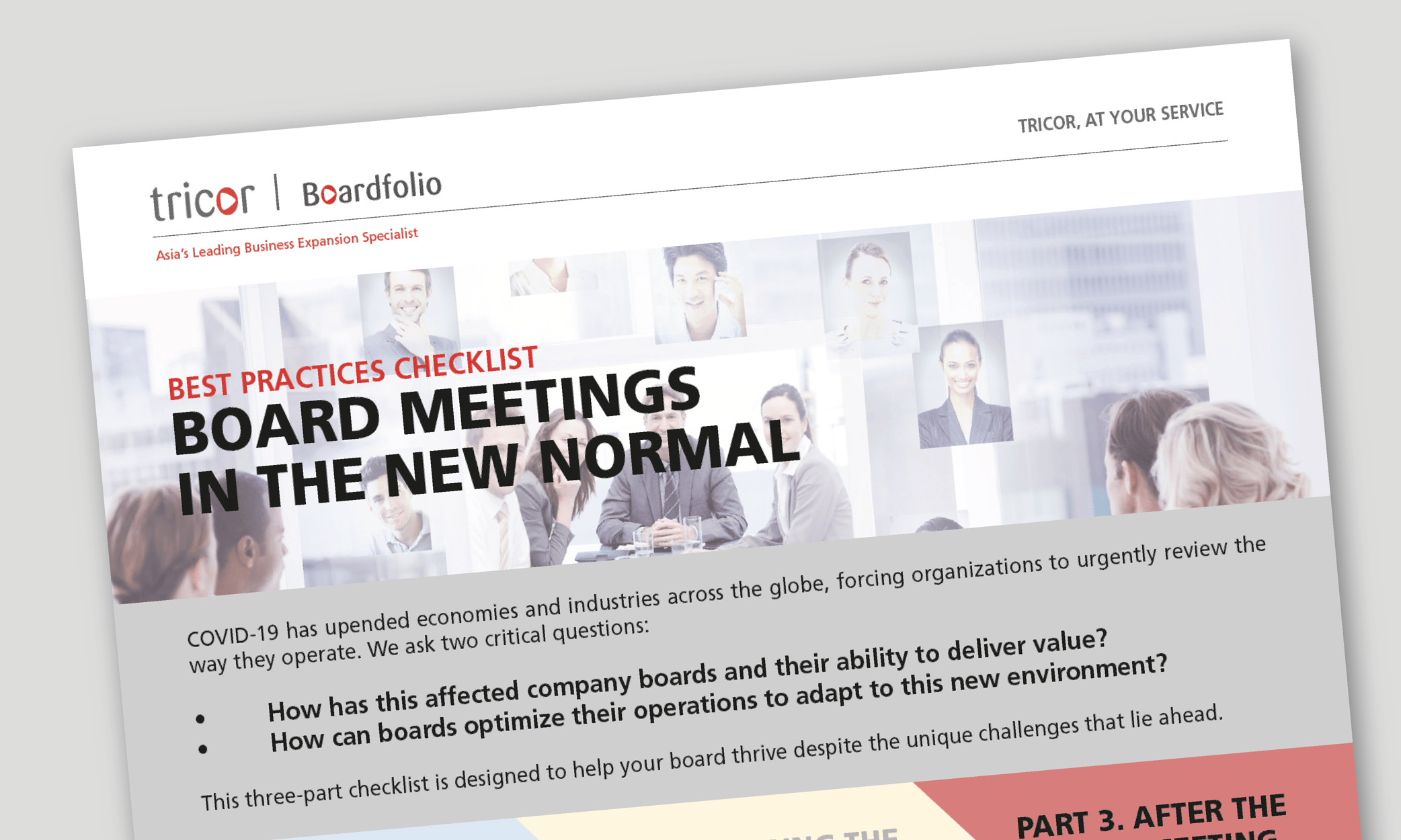 Best Practice Checklist for Board Meetings in the New Normal (Part 3 ...