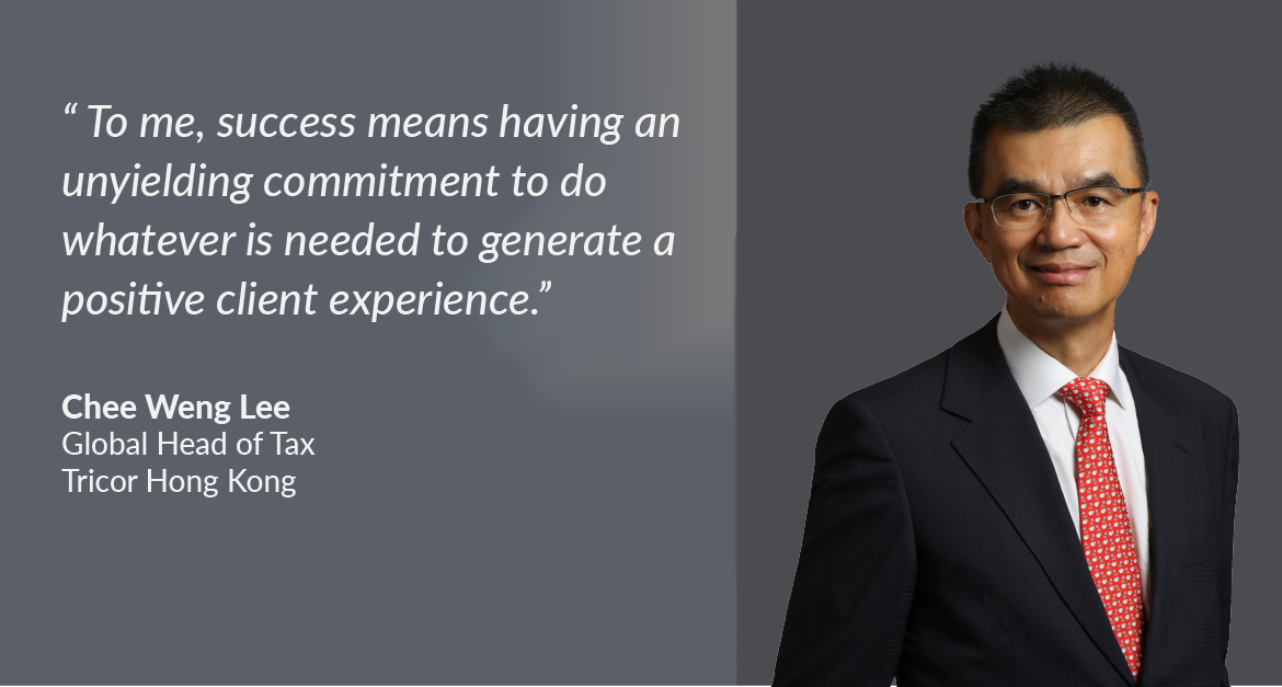 Chee Weng Lee - Global Head of Tax, Tricor Hong Kong
