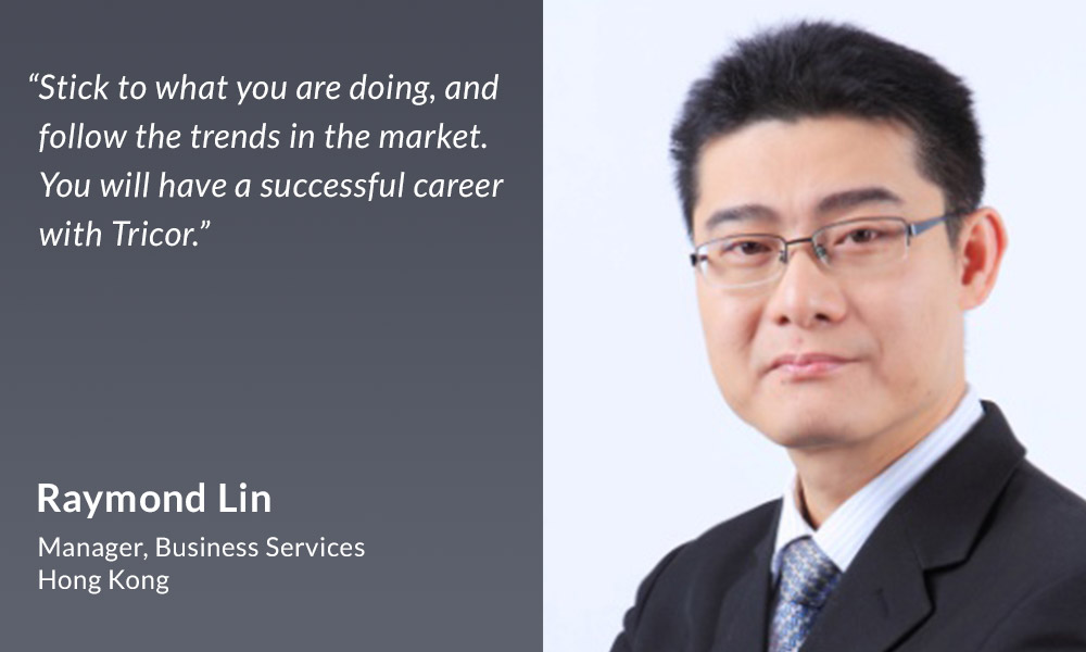 Raymond Lin – Manager, Business Services