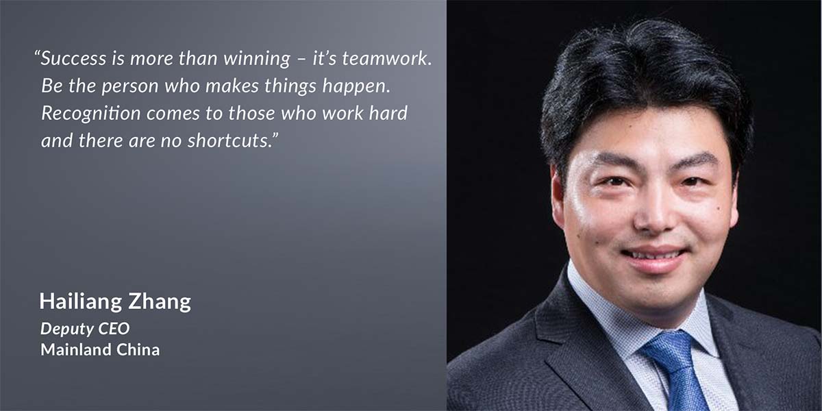 Hailiang Zhang, Deputy CEO of Mainland China