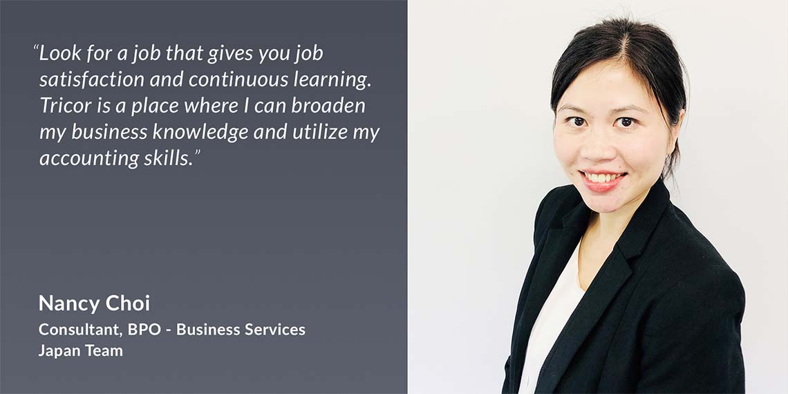 Nancy Choi – Consultant, BPO – Business Services Japan Team