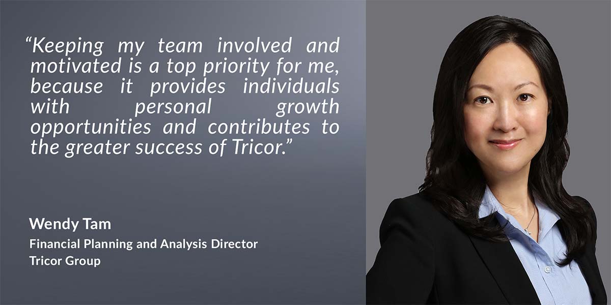 Wendy Tam - Financial Planning & Analysis Director, Tricor Group