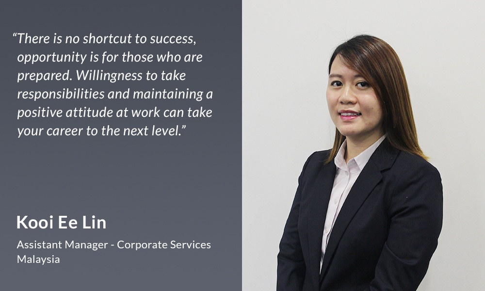 Kooi Ee Lin – Assistant Manager, Corporate Services in Malaysia